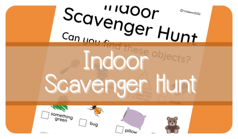 Scavenger Hunt Printables -- Indoor and Outdoor Fun