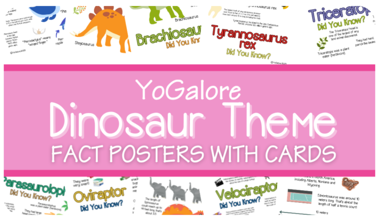 Dinosaur Fun Facts -- Fun, Educational and Printable!