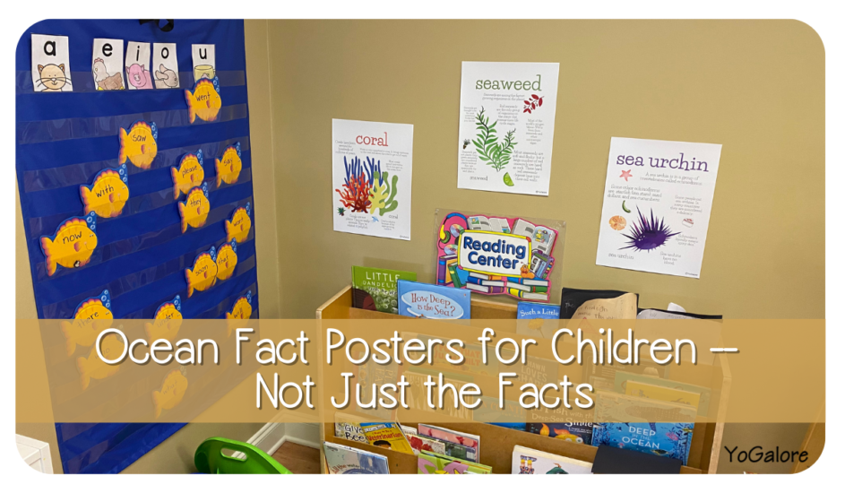 Ocean Fact Posters for Children: Not Just the Facts! • Yogalore And More