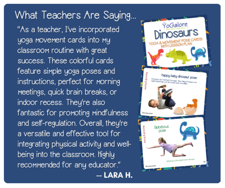 Calm Down Yoga Sequence for Kids -- With FREE Pose Cards!