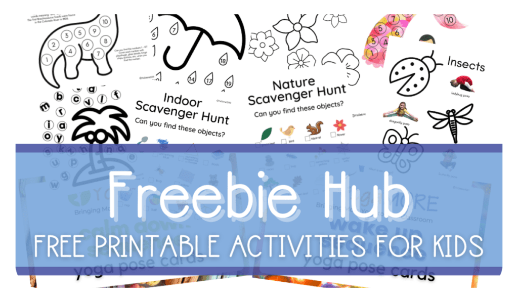 Freebie Hub • Freebie Activities for School and Home