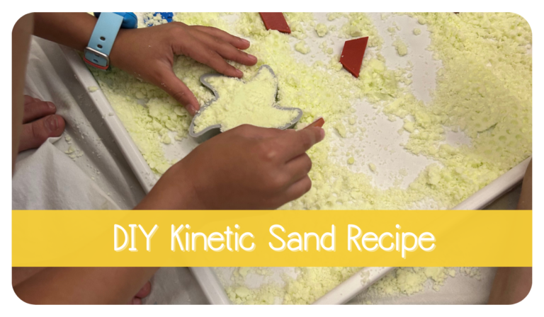 Do It Yourself Kinetic Sand Recipe • Yogalore And More