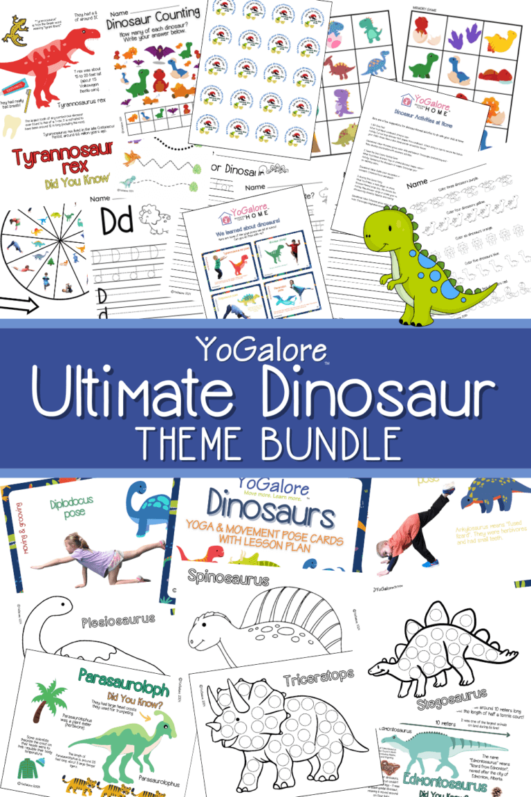 Dinosaur Theme for Pre-K • Yogalore And More